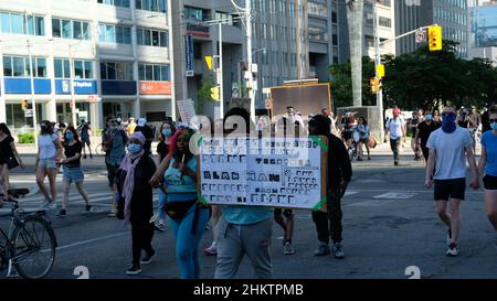 Peaceful Protest Gathering Advocating for Black Lives Matter and Social ...