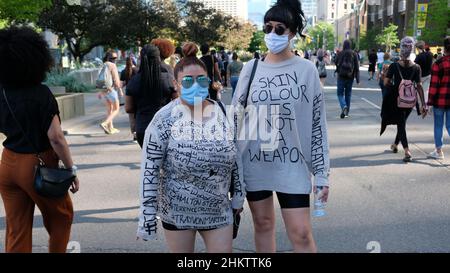 Peaceful Protest Gathering Advocating for Black Lives Matter and Social ...