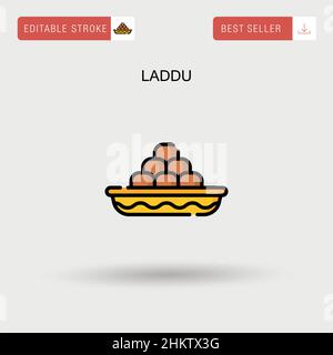 Laddu Simple vector icon Stock Vector Image & Art - Alamy