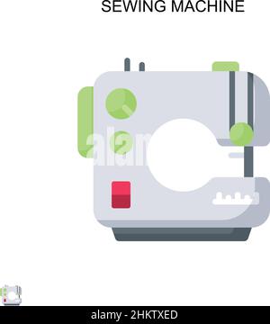 Sewing machine Simple vector icon Stock Vector Image & Art - Alamy