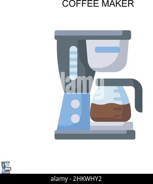 Coffee maker, home kitchen electric appliances Stock Vector Image & Art ...