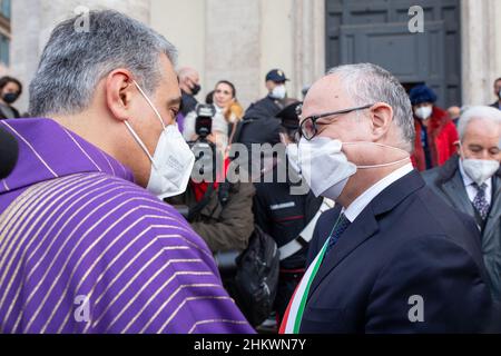 Rome Mayor Roberto Gualtieri leaves the Capitoline Hill Stock Photo - Alamy