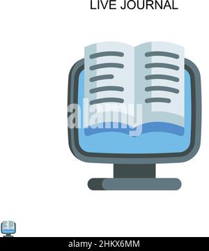 Video reportage icon flat vector. Camera tv. Media crew isolated Stock ...