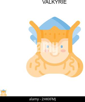 Valkyrie Simple vector icon Stock Vector Image & Art - Alamy