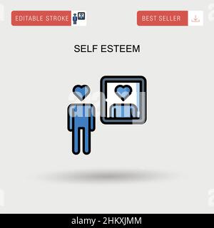 Low self-esteem concept icon Stock Vector Image & Art - Alamy