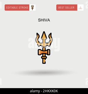 beautiful maha shivratri religious background with glowing diya vector ...