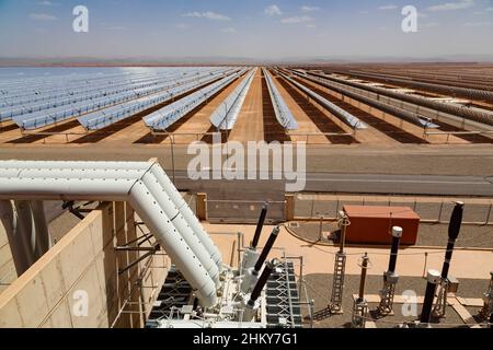 Solar thermal sustainable energy, Noor Ouarzazate Concentrated Solar ...