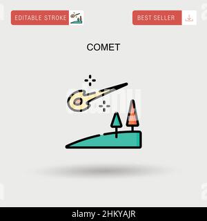 space comet icon Stock Vector Image & Art - Alamy