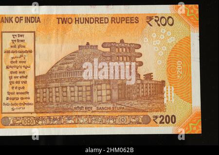 India Aug 23 2021 Historical Monuments Sanchi Stupa printed on revese ...