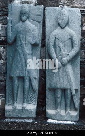 Gravemarkers at Kilmory Knap Chapel, St Mary's Chapel, Kilmory ...