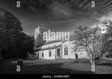 St Marys church, Great Snoring village, North Norfolk, England, UK ...