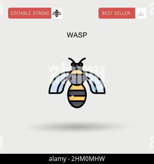 Hive of wild wasps Stock Vector Image & Art - Alamy