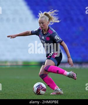 . Freya Gregory of Leicester City during the Barclays FA Women's Super ...