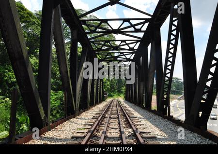 Part of the Rail Corridor in Singapore - a 24 km long continuous green ...