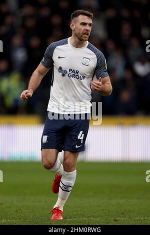 Preston North End's Ben Whiteman passes the ball during the Sky Bet ...