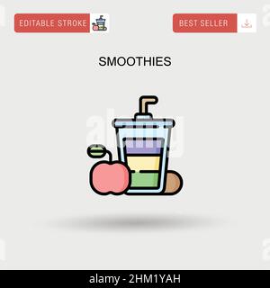 smoothies refreshment drink Stock Vector Image & Art - Alamy