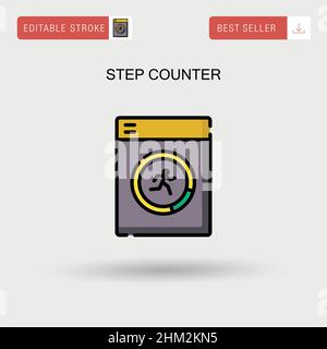 Calories vector icon. Modern, simple flat vector illustration for web ...