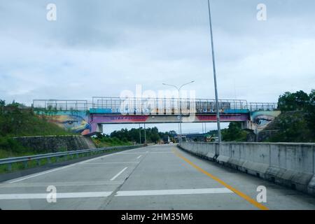 Lampung, Indonesia, 02 06 2022- Trans Sumatra toll road. The Trans ...