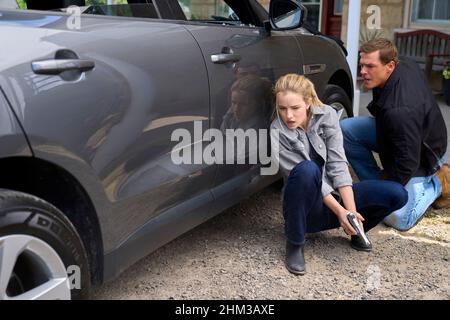 ALAN RITCHSON and WILLA FITZGERALD in REACHER (2022), directed by LIN ...