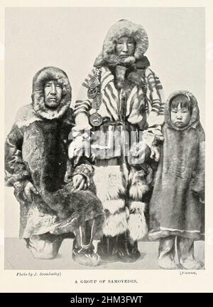 Samoyedic family, northern Russia Stock Photo - Alamy