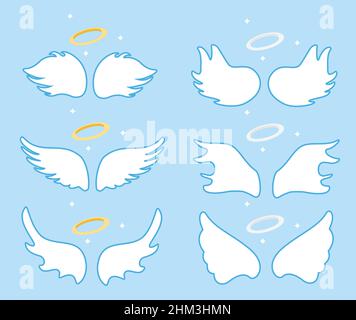 Angel silver nimbus shine halo gray in cartoon style isolated on white ...
