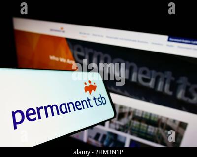 Permanent TSB Group Holdings plc logo displayed on smartphone Stock ...