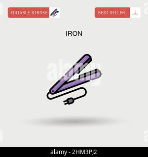 Woman Iron Clothes Stock Vector Image & Art - Alamy