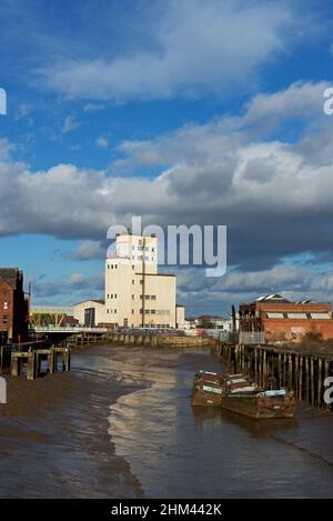 UK, England, Yorkshire, Hull, Shotwell tower, Gamebore cartridge ...