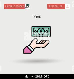 Mortgage mortgage loan icon Stock Vector Image & Art - Alamy