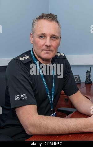 Shetland Chief Inspector Stuart Clemenson Police Scotland Stock Photo ...