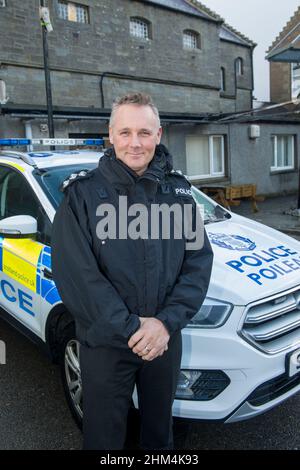 Shetland Chief Inspector Stuart Clemenson Police Scotland Stock Photo ...