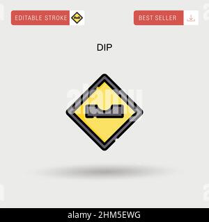 Top view hummus plate icon outline vector. Tahini day. Paste bowl Stock ...