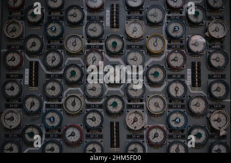 Buttons, dials, lights, indicators and displays are still functional in ...
