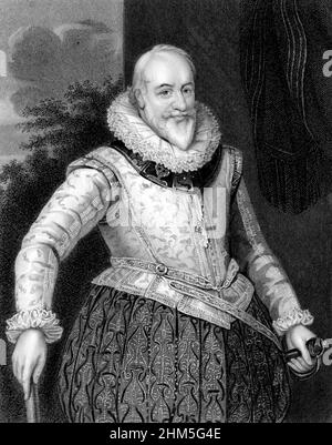 Portrait of George Carew, Earl of Totnes (1555-1629). English, early ...