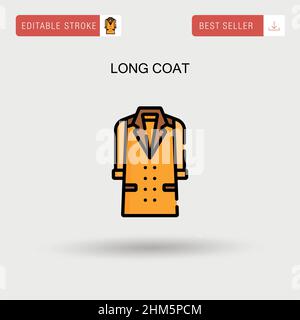 coat vector icon modern simple vector illustration Stock Vector Image ...