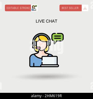 Live chat website. Online service for conversation with customer ...