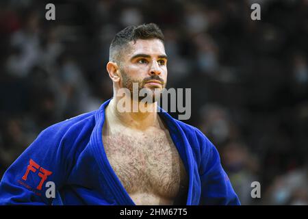 Men's -100 kg, Peter Paltchik of Israel competes during the Paris Grand ...