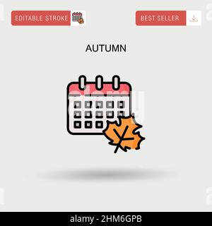 abstract trees fall season icon image vector illustration design Stock ...