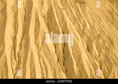 A sand-and-clay hill at a forsaken quarry Stock Photo - Alamy