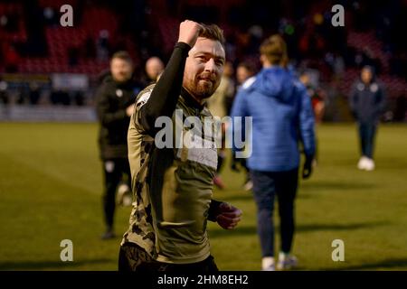 Freddie Sears of Colchester United celebrates scoring his sides first ...
