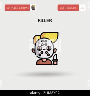 Killer Simple vector icon Stock Vector Image & Art - Alamy