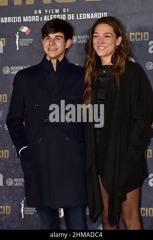 February 7, 2022, Rome, Italy: Francesca Verdini attends the premiere ...