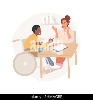 In-home tutoring isolated cartoon vector illustration Stock Vector ...