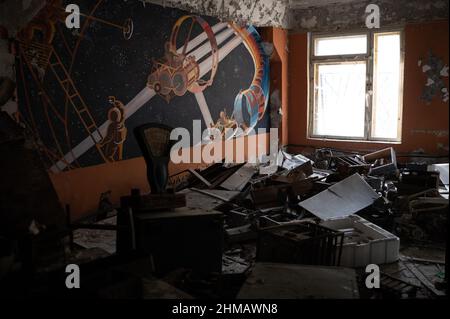 The once secret Soviet Duga radar facility near Chernobyl contains ...