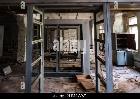 The once secret Soviet Duga radar facility near Chernobyl contains ...