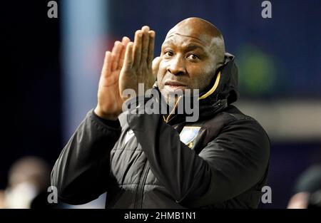 Darren Moore manager of Sheffield Wednesday during the Sky Bet League 1 ...