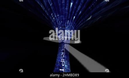 Driving through the encrypted data tunnel Stock Photo - Alamy