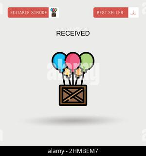 Icon for receiving,parcel Stock Vector Image & Art - Alamy