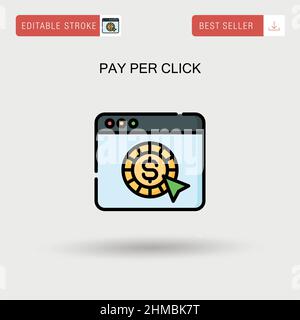 PPC pay per click advertising in the internet. Marketing strategy for ...