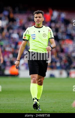 Referee Jesus Gil Manzano during the Spanish championship La Liga ...